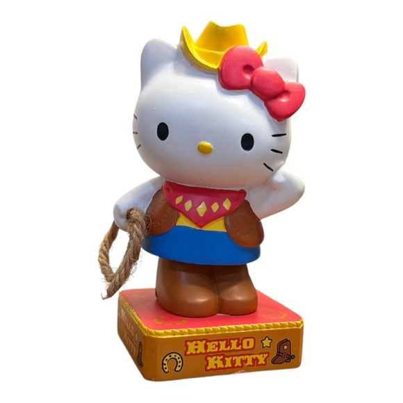 Hello Kitty | Toys | Y2k Sanrio Hello Kitty Rodeo Bobble Figure | Poshmark